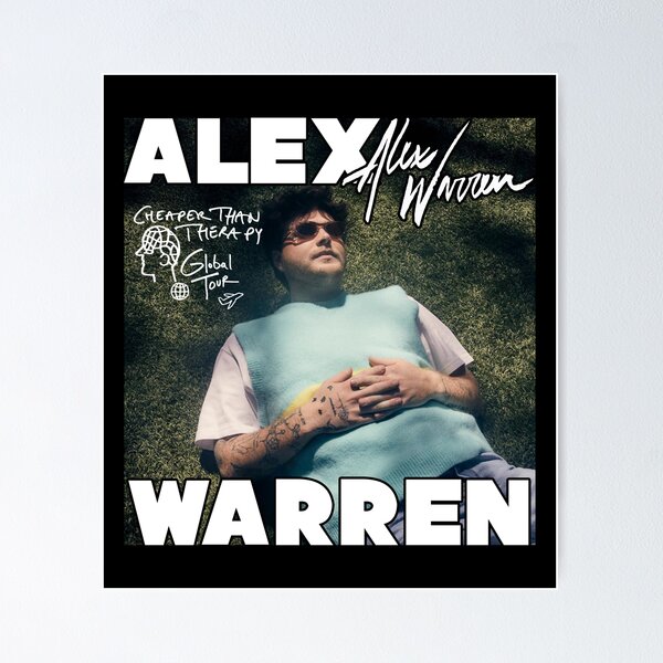 "Alex Warren Inspired Fan Art Design" Poster for Sale by quotes-print ...