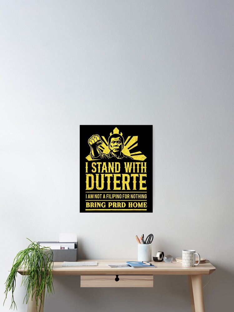 "Free Duterte - Supporter President Rodrigo Digong Duterte" Poster for ...