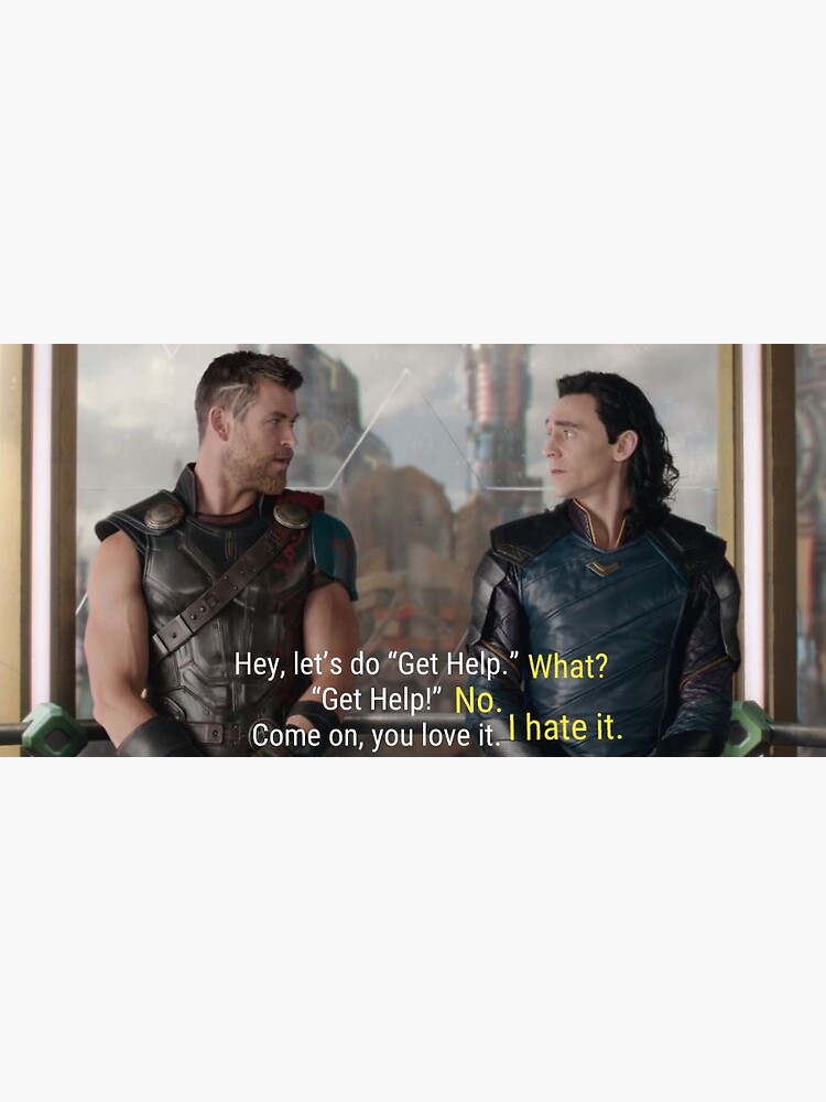 "Get Help" Sticker for Sale by amandalynn692 | Redbubble