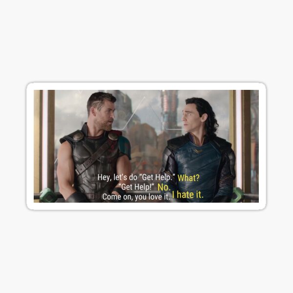 "Get Help" Sticker for Sale by amandalynn692 | Redbubble