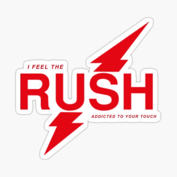 "I feel the rush Troye Sivan" Sticker by DhriegoStudio | Redbubble