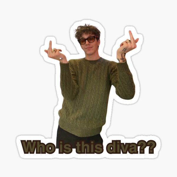 "Who is this diva? Role Model" Sticker by DhriegoStudio | Redbubble