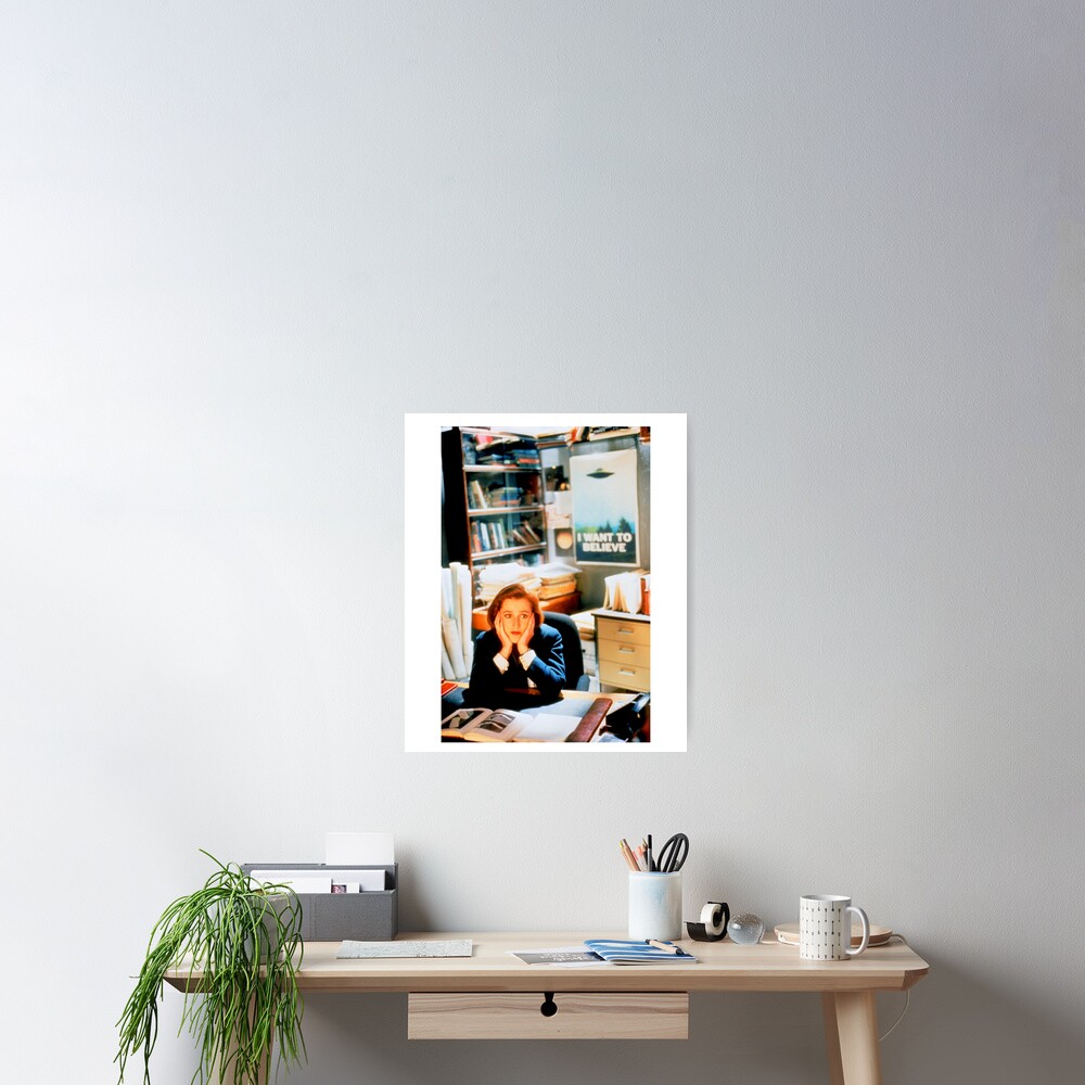 "DANA SCULLY x files" Poster for Sale by santutik | Redbubble