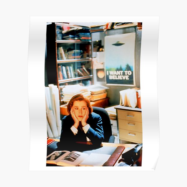 "DANA SCULLY x files" Poster for Sale by santutik | Redbubble