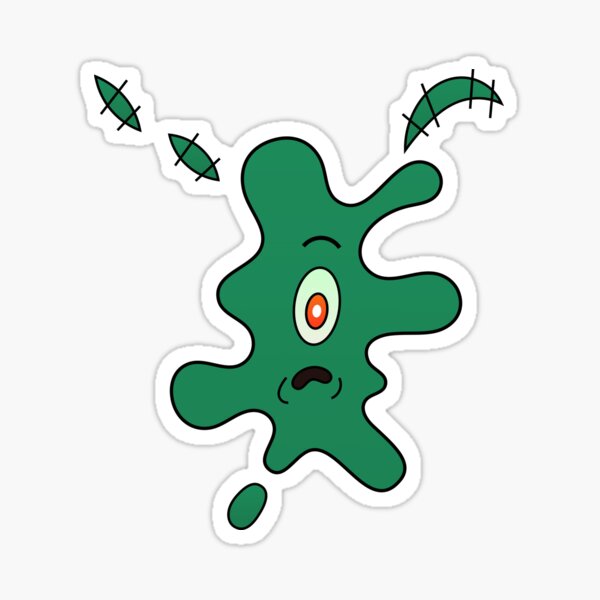 "Squashed Plankton - SpongeBob" Sticker by DibujandoPorfa | Redbubble