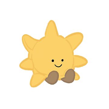 "Jellycat: Amusable Sun " Sticker for Sale by mariepokorny | Redbubble
