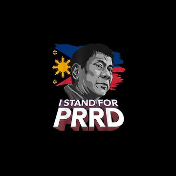 "I Stand for PRRD Supporter Digong Duterte Philippine DU30" Sticker for ...