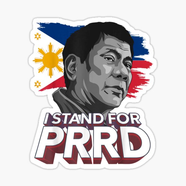 "I Stand for PRRD Supporter Digong Duterte Philippine DU30" Sticker for ...