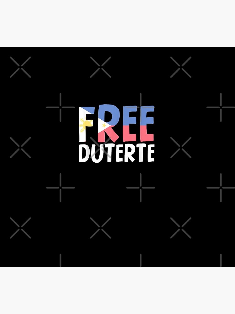 "Free Duterte Supporter President Rodrigo Digong Duterte" Art Print for ...