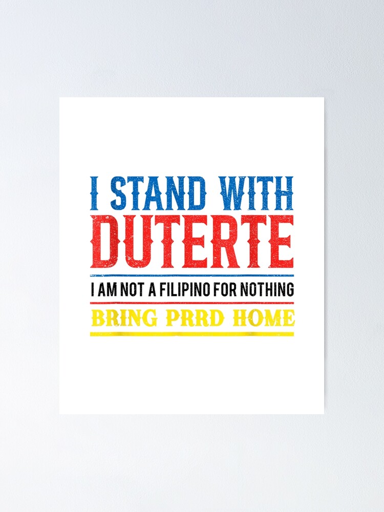 "Support Duterte – Stand with Duterte Against ICC Charges free duterte ...