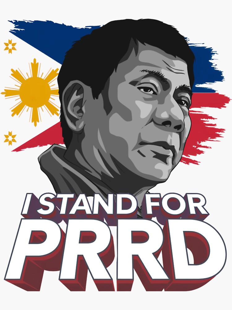 "I Stand for PRRD Supporter Digong Duterte Philippine DU30" Sticker for ...