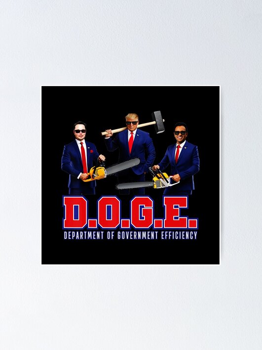 "Funny D.O.G.E. Department Of Government Efficiency Doge " Poster for ...