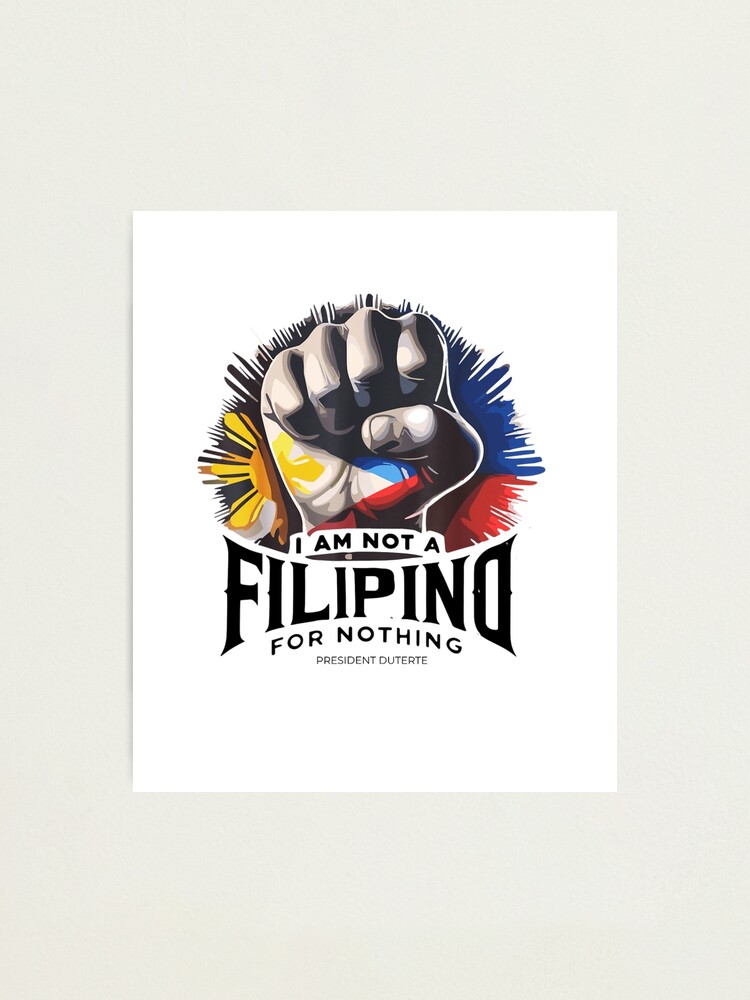 "Free Duterte Supporter President Rodrigo Digong Duterte" Photographic ...