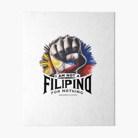 "Free Duterte Supporter President Rodrigo Digong Duterte" Art Board ...