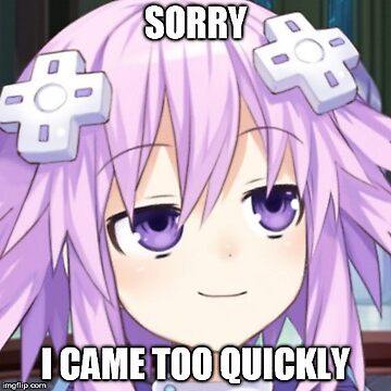 "Sorry I came to quickly Hyperdimension Neptunia Nep" Sticker for Sale ...