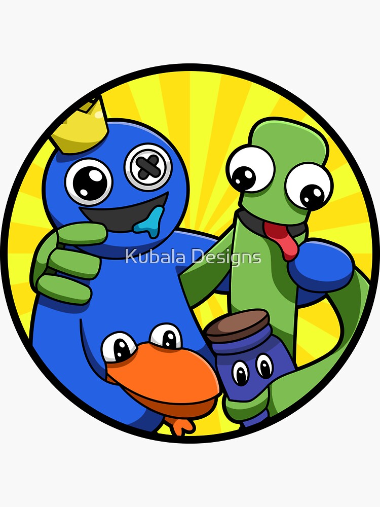 "Roblox Rainbow Friends" Sticker for Sale by Darcekar | Redbubble