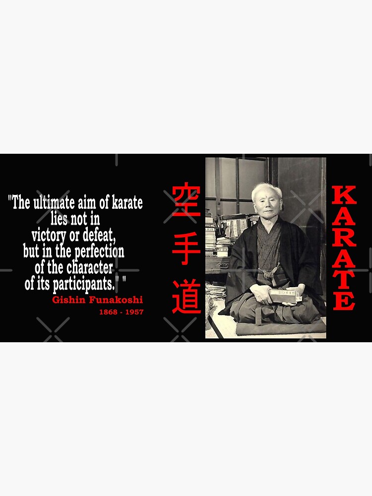 "Ginshi Funakoshi - The Karate Founder" Poster for Sale by ...