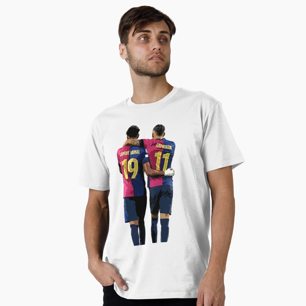 "Lamine Yamal + Raphinha" Sticker by raffrasta | Redbubble