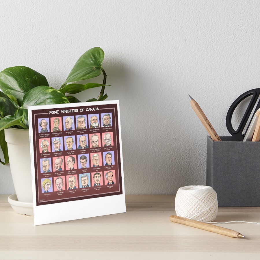 "Canada's Prime Ministers (updated 2025)" Poster for Sale by ...