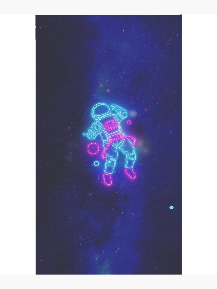 "Neon astronaut" Canvas Print for Sale by toni87 | Redbubble