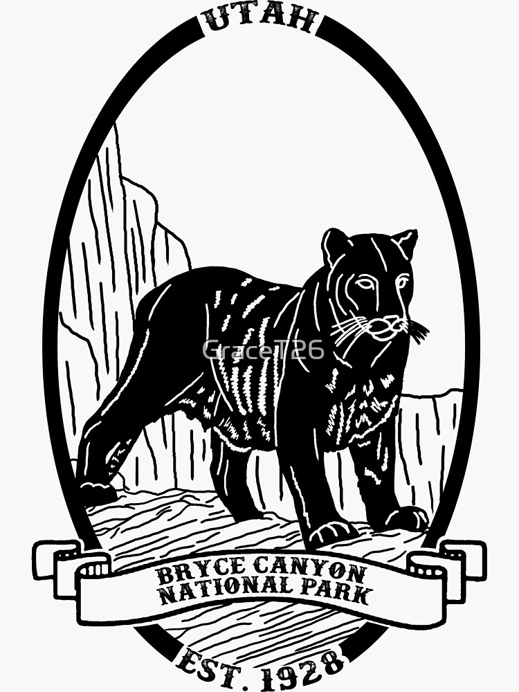 "Bryce Canyon Emblem" Sticker for Sale by GraceT26 | Redbubble