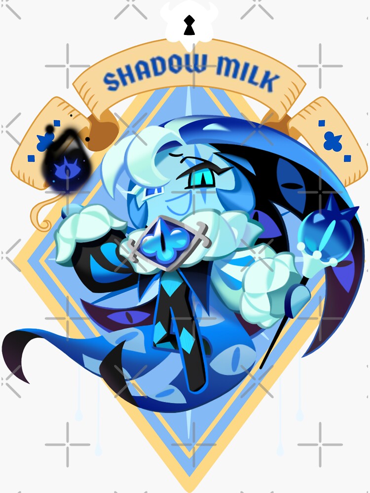 "shadow milk" Sticker by KansasShepard | Redbubble