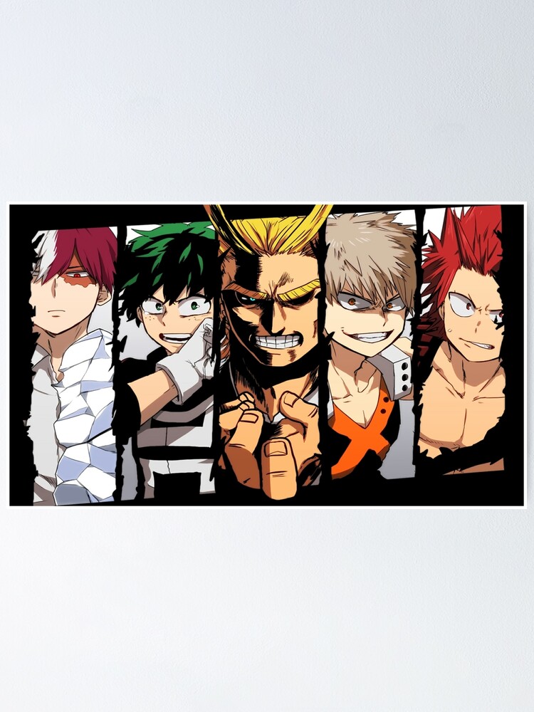 "MHA " Poster by HoodieMaxlo | Redbubble
