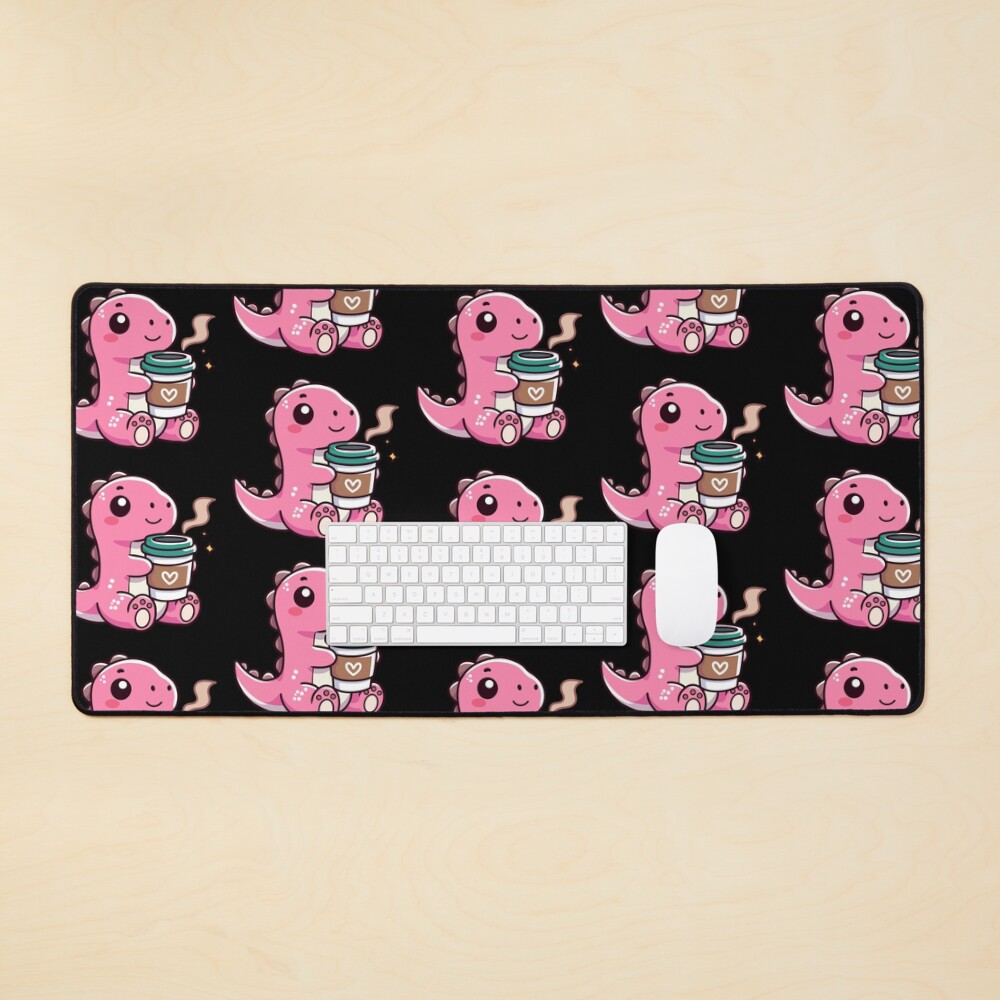 "Dino with coffee " Sticker for Sale by Delidream | Redbubble