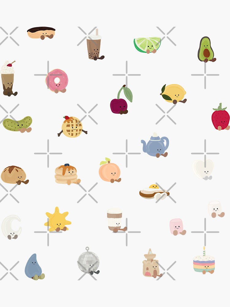 "Jellycat Amuseables Family Pack" Sticker for Sale by lherl18 | Redbubble