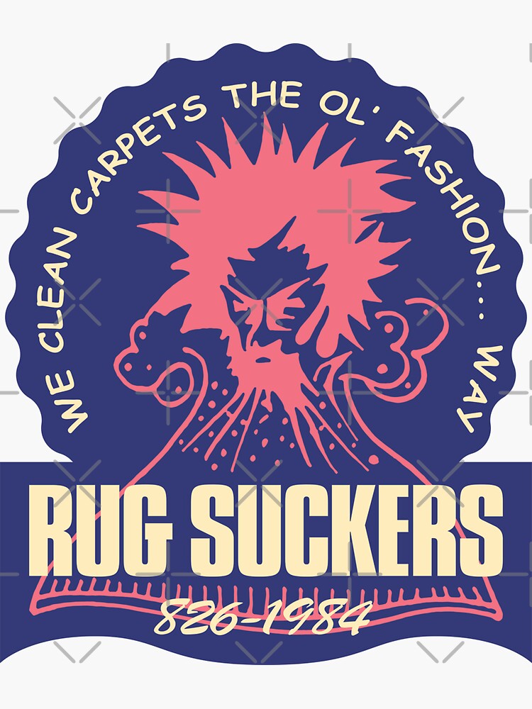 "Rug Suckers / Buckaroo Banzai" Sticker for Sale by Antoine1313 | Redbubble