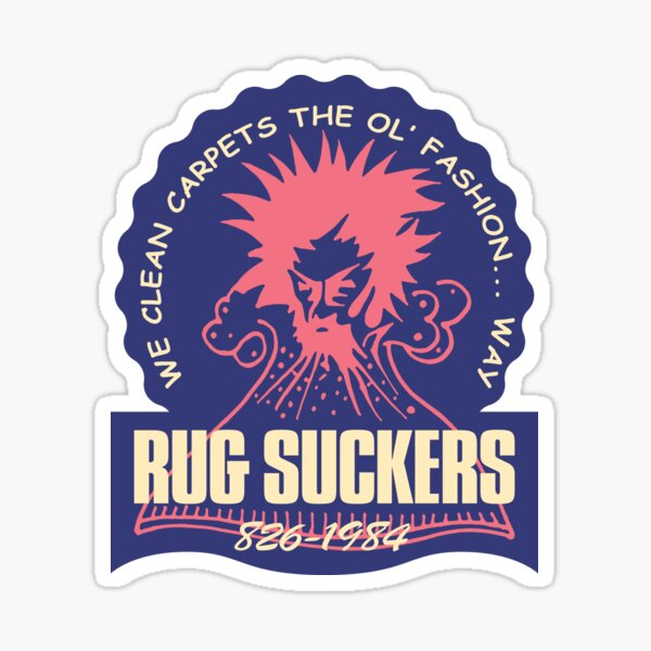 "Rug Suckers / Buckaroo Banzai" Sticker for Sale by Antoine1313 | Redbubble