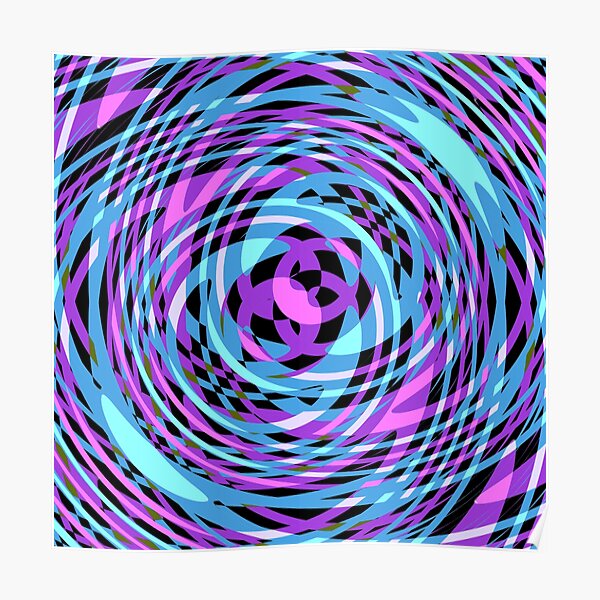 "Rotating in Circles Series 03" Poster by juggleelephants | Redbubble