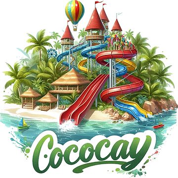 "Cococay Bahamas" Sticker for Sale by yunamaliskova | Redbubble