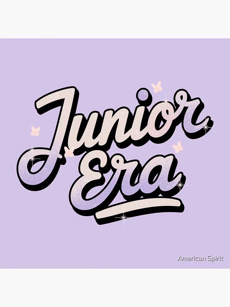 "Cute Junior Era Aesthetic Design for 11th Grade Girls" Sticker for ...