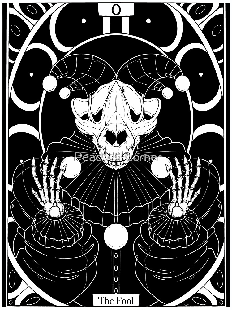 "Tarot : The Fool" Sticker for Sale by Peaches-Corner | Redbubble