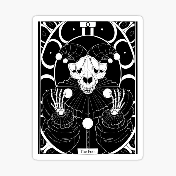 "Tarot : The Fool" Sticker for Sale by Peaches-Corner | Redbubble