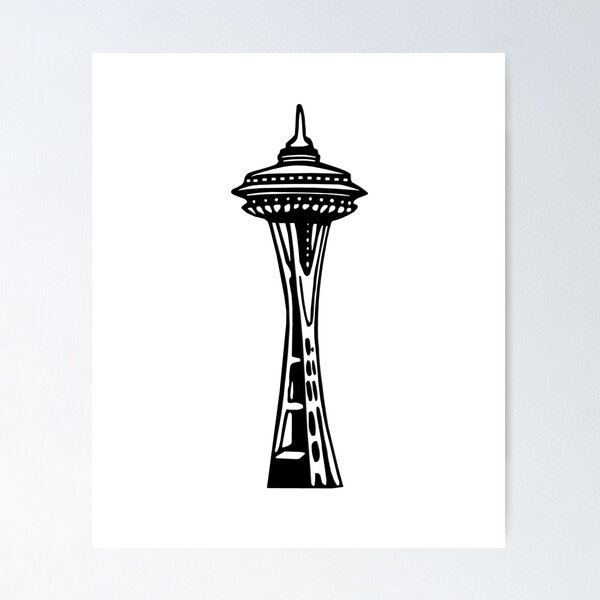 "Seattle, Washington's Space Needle" Poster for Sale by Michael Reed ...