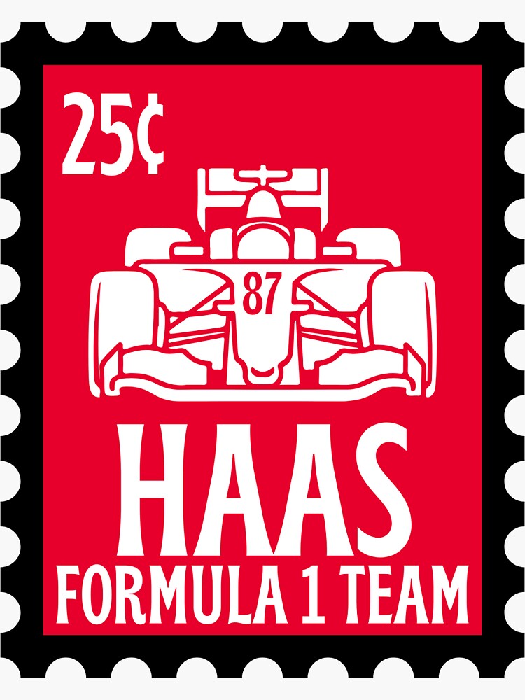 "Bearman Hass F1 Stamp" Sticker for Sale by brid8et | Redbubble