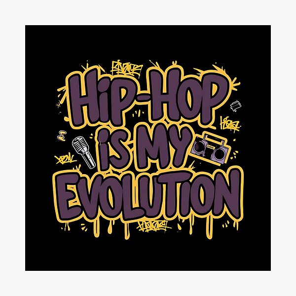 "Mic Check 1-2 Hip-Hop Battle Ready" Photographic Print for Sale by ...