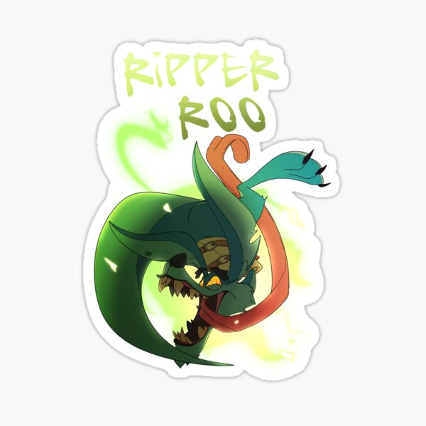 "Ripper Roo " Sticker for Sale by IFukedItUp | Redbubble