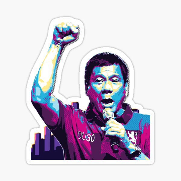 "rodrigo duterte free" Sticker for Sale by gunari277 | Redbubble