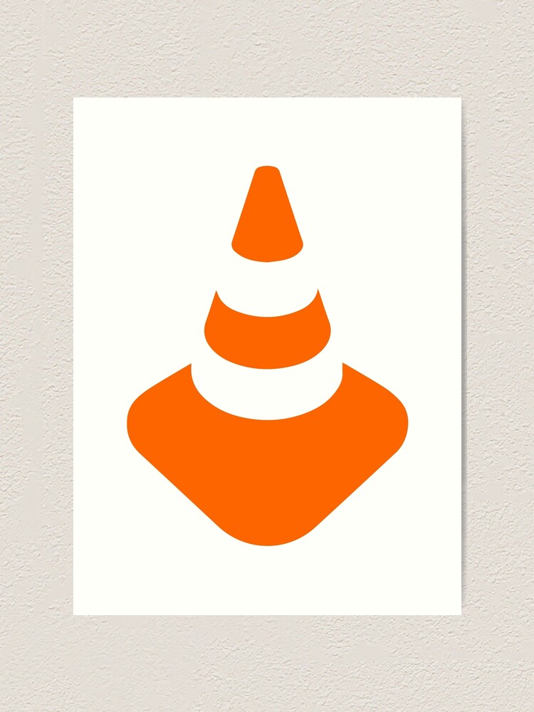 "Traffic cone safety pylon Whitch hat marker" Art Print for Sale by ...