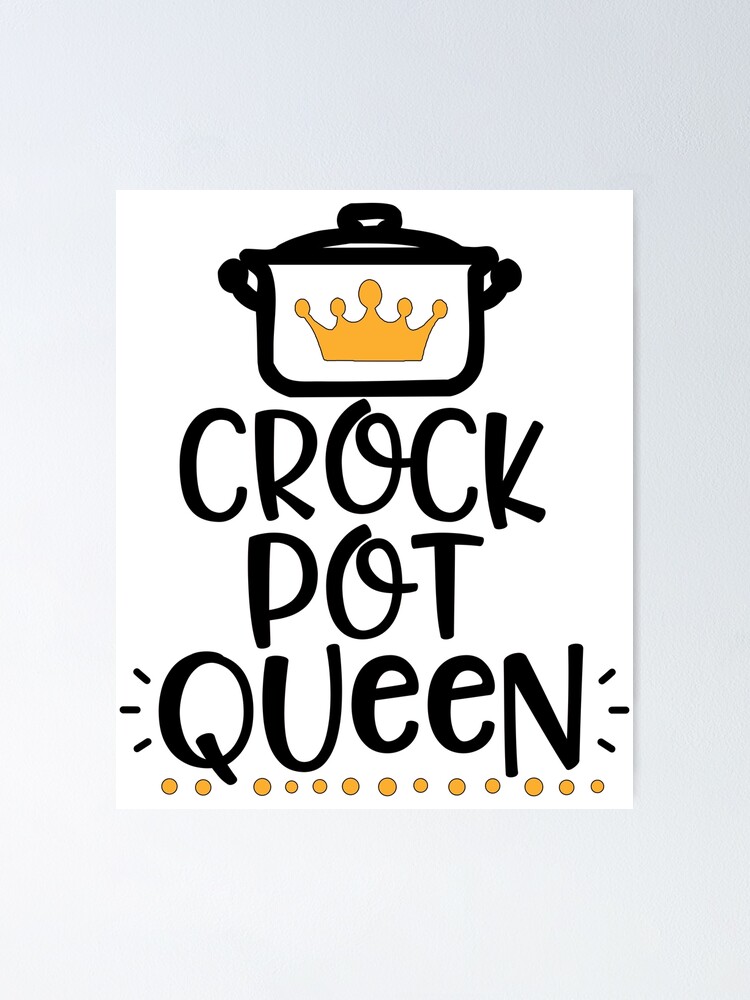 "Crock pot queen, crock pot sticker, cooking shirt, cooking stickers ...