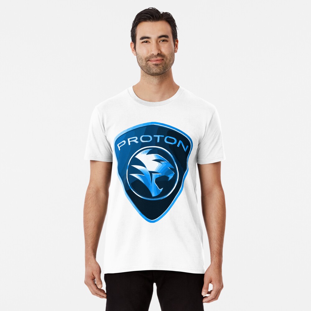 "Proton Power - Blue Proton Car Badge" Sticker for Sale by DylanJaimz ...