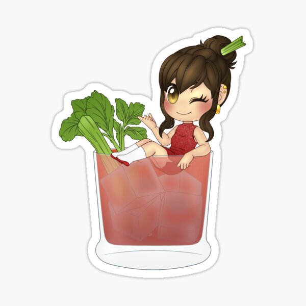 "Bloody Mary" Sticker for Sale by uramachi | Redbubble