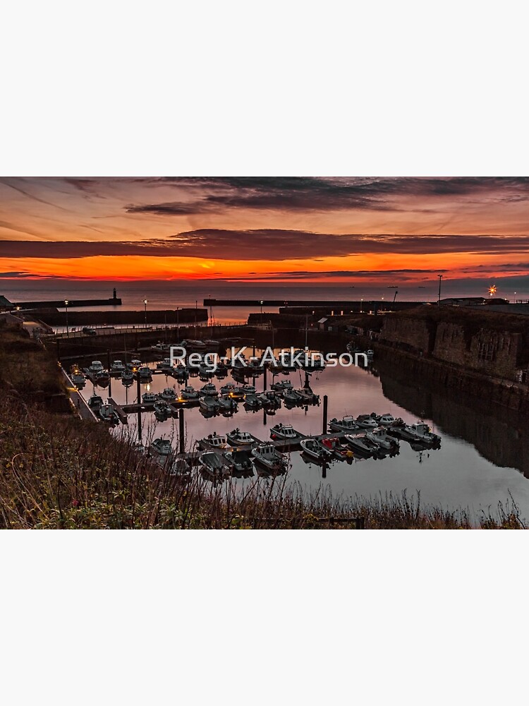 "Seaham Harbour Marina" Sticker for Sale by Reg-K-Atkinson | Redbubble