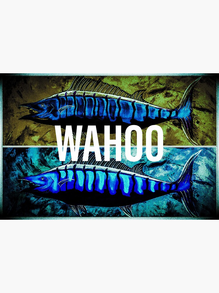 "WAHOO " Sticker by barryknauff | Redbubble