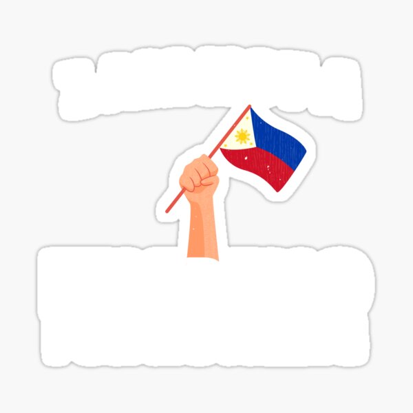 "I Am Not Filipino For Nothing - Duterte Flag Design" Sticker for Sale ...