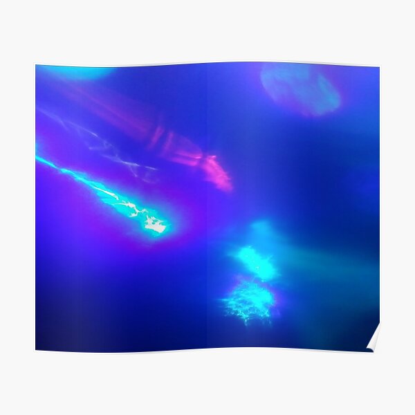 "Abstract Blue Light" Poster by Animator-Tana11 | Redbubble