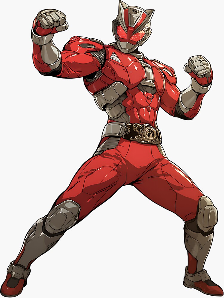 "Tokusatsu Superhero Action" Sticker for Sale by bapupa | Redbubble